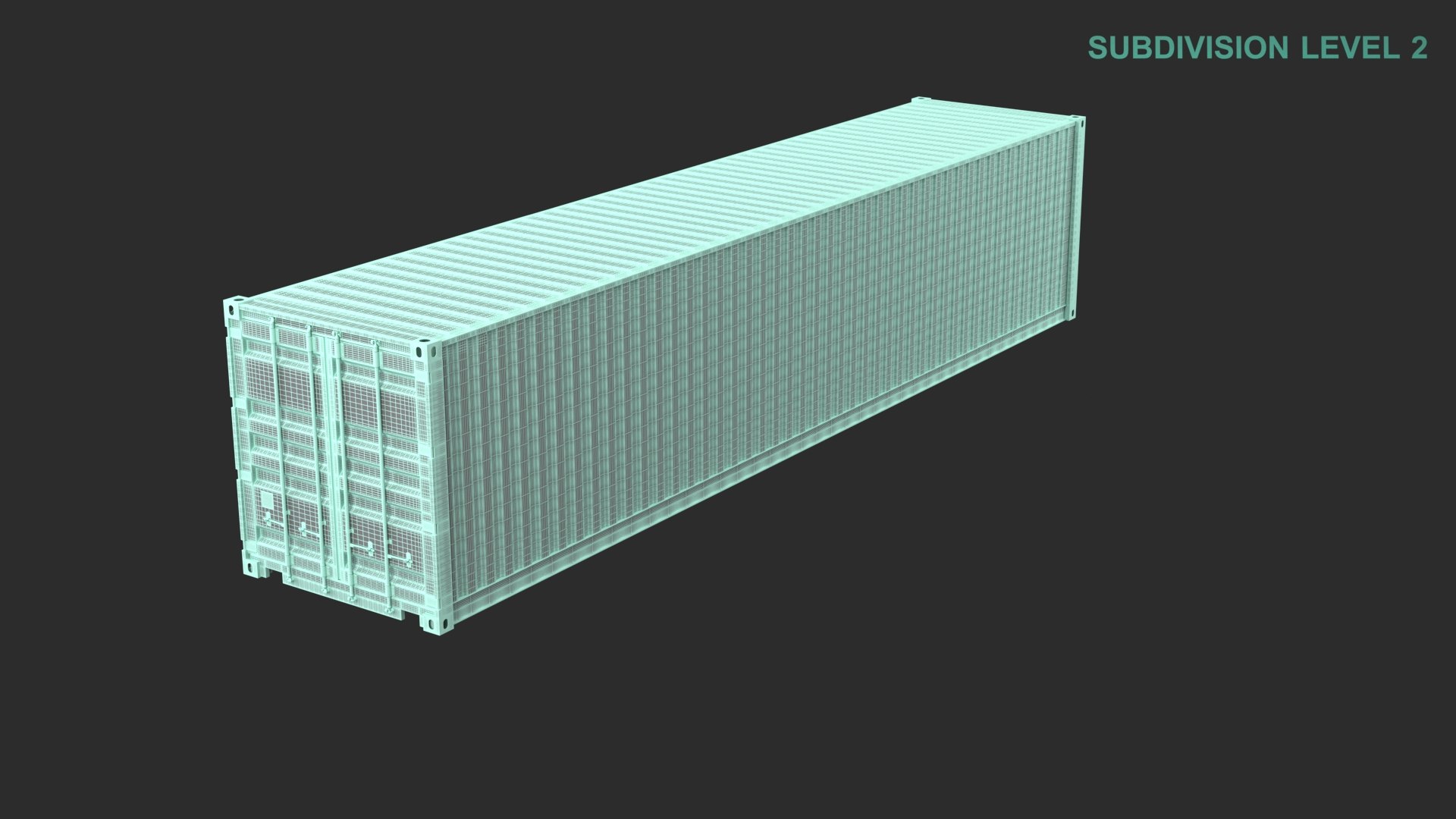 40ft Shipping Container 3D Model - TurboSquid 1934396