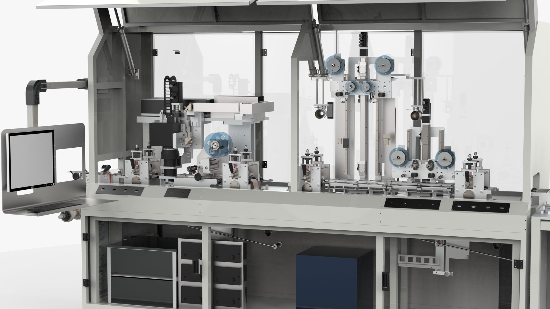 3D Automatic Copper Film Cutting And Testing Production Line ...