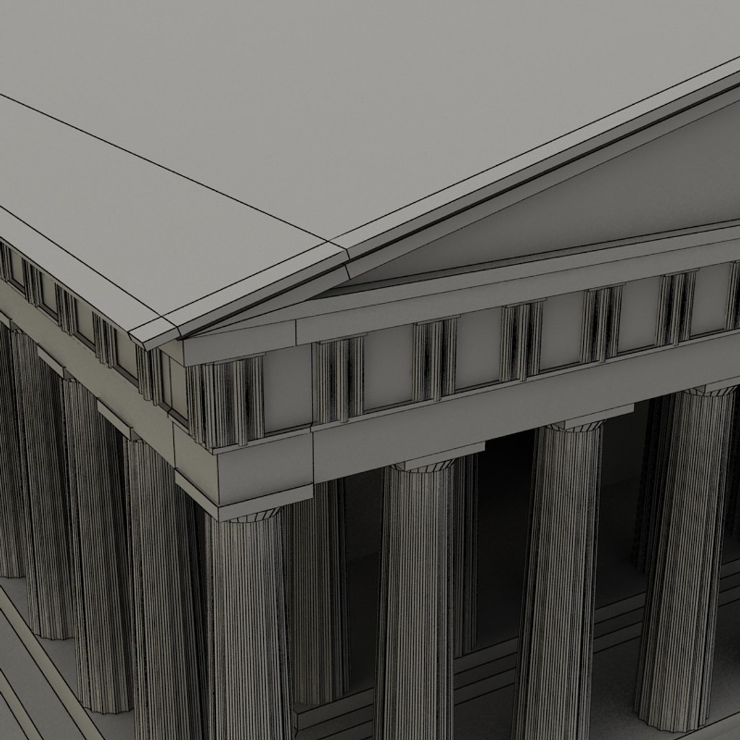 3d Model Parthenon