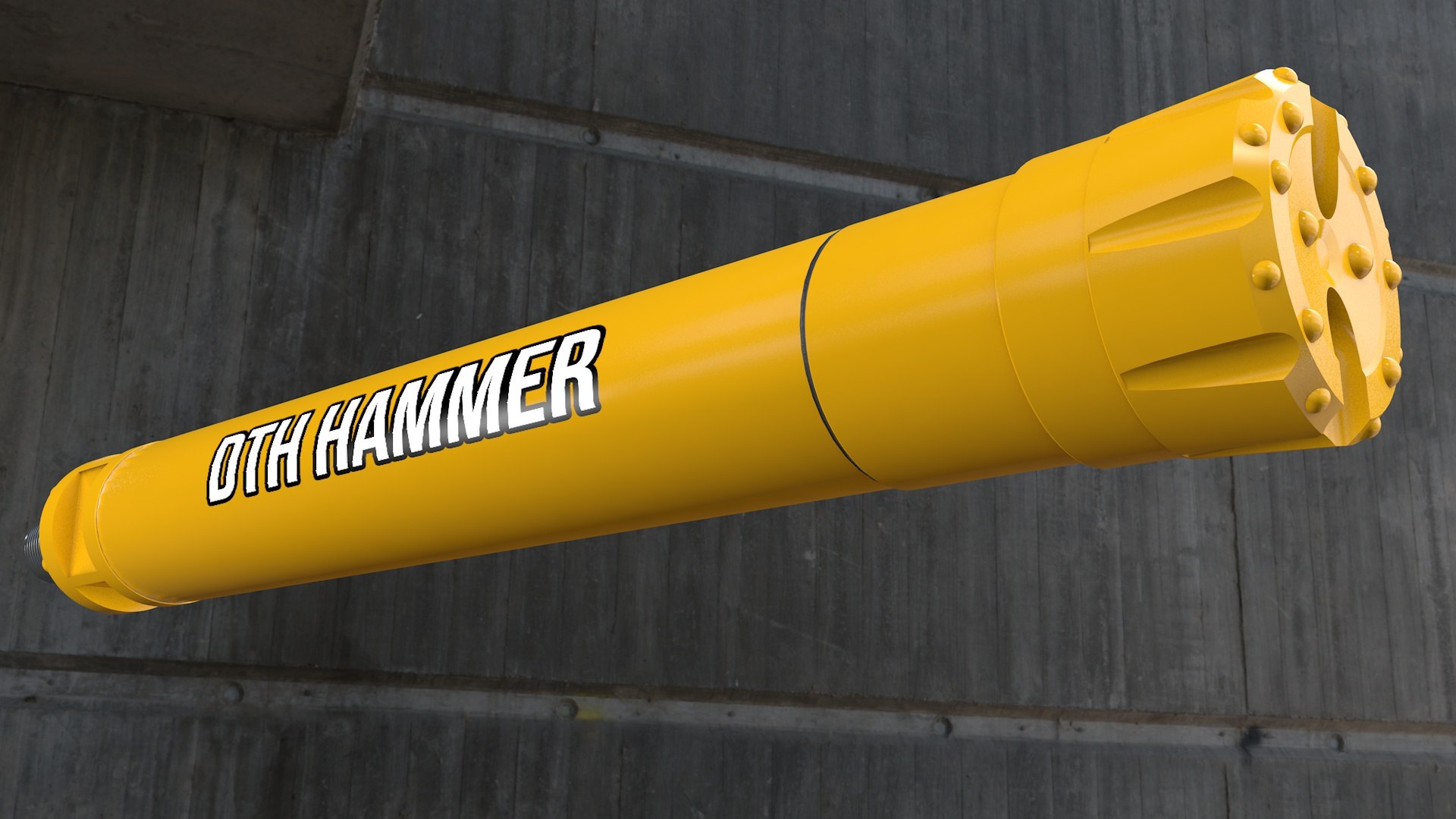 Small Diameter DTH Hammer 3D Model - TurboSquid 1826051