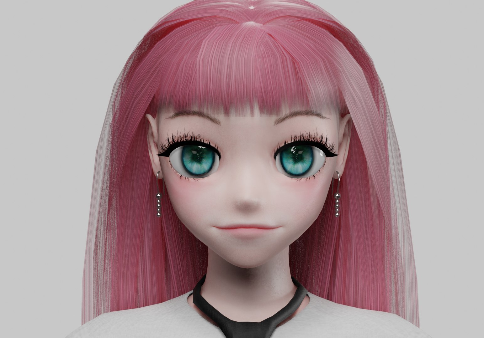Anime Stylized Girl V29015 3D - TurboSquid 2269166