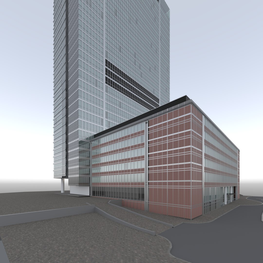 3D Model Marriott Hotel Canary Wharf - TurboSquid 2248854