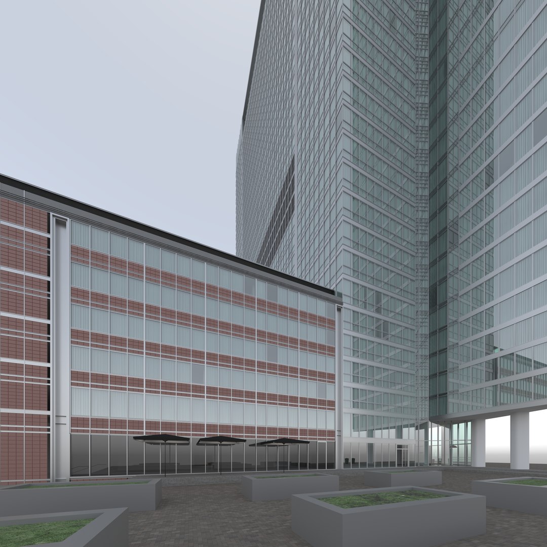 3D Model Marriott Hotel Canary Wharf - TurboSquid 2248854