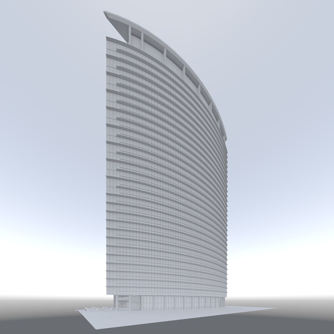 3D Model Marriott Hotel Canary Wharf - TurboSquid 2248854