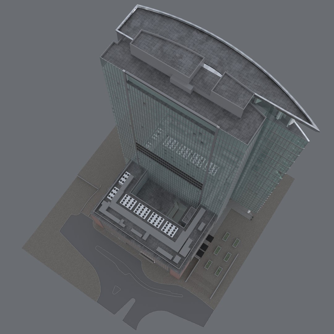 3D Model Marriott Hotel Canary Wharf - TurboSquid 2248854