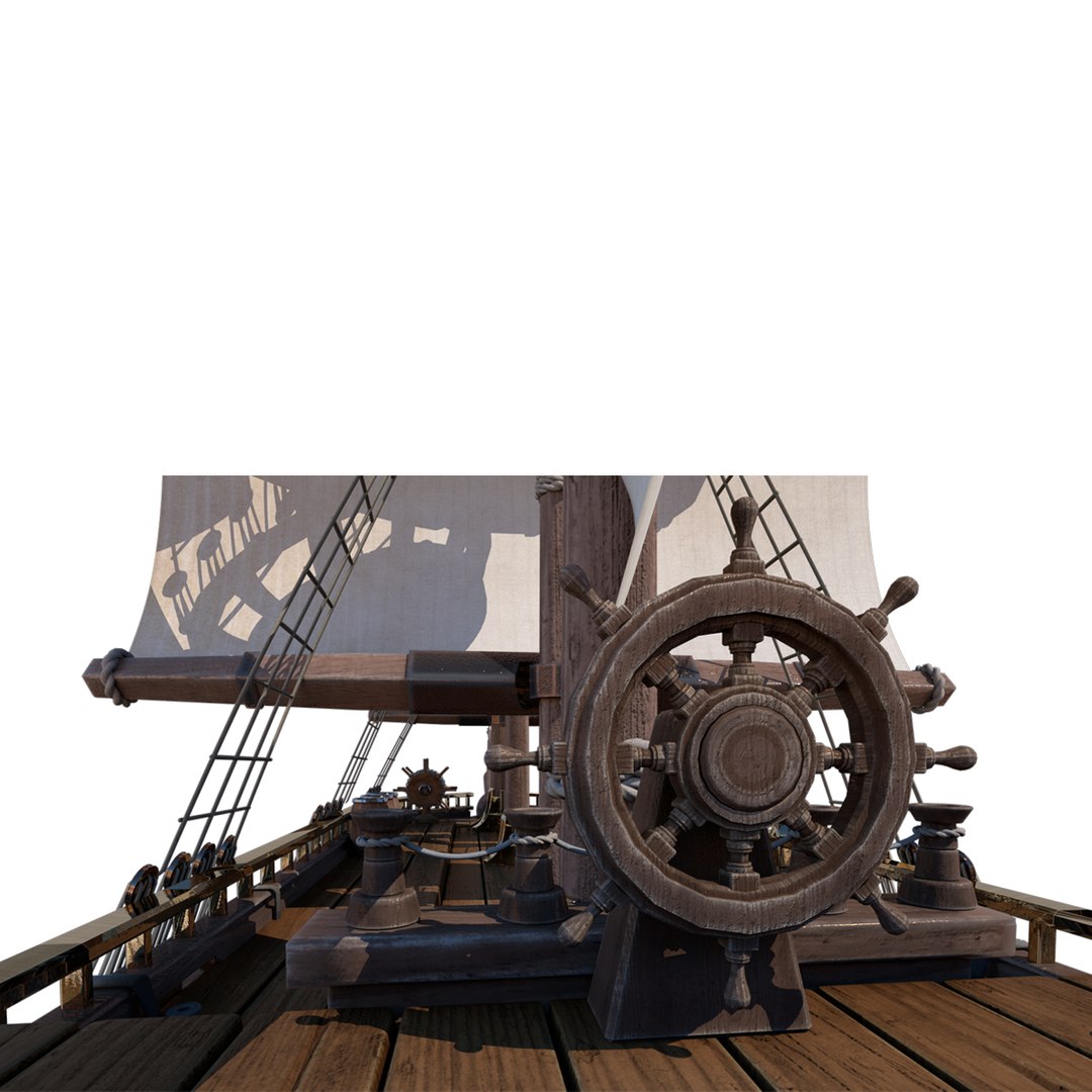 Realistic Ship 3d Model