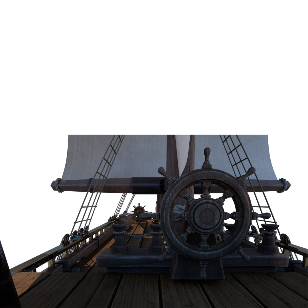 Realistic Ship 3d Model