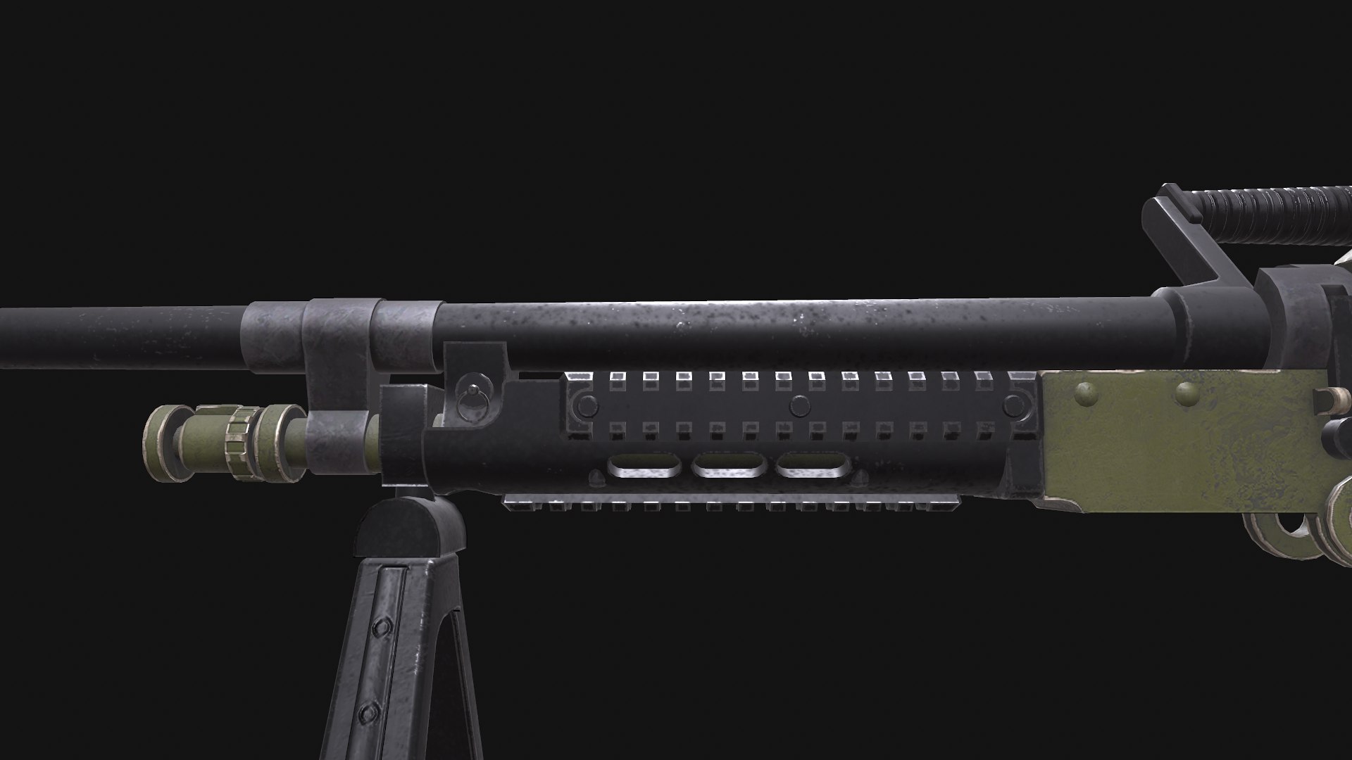 KSP 58 Machine Gun Low-poly PBR 3D - TurboSquid 2011221