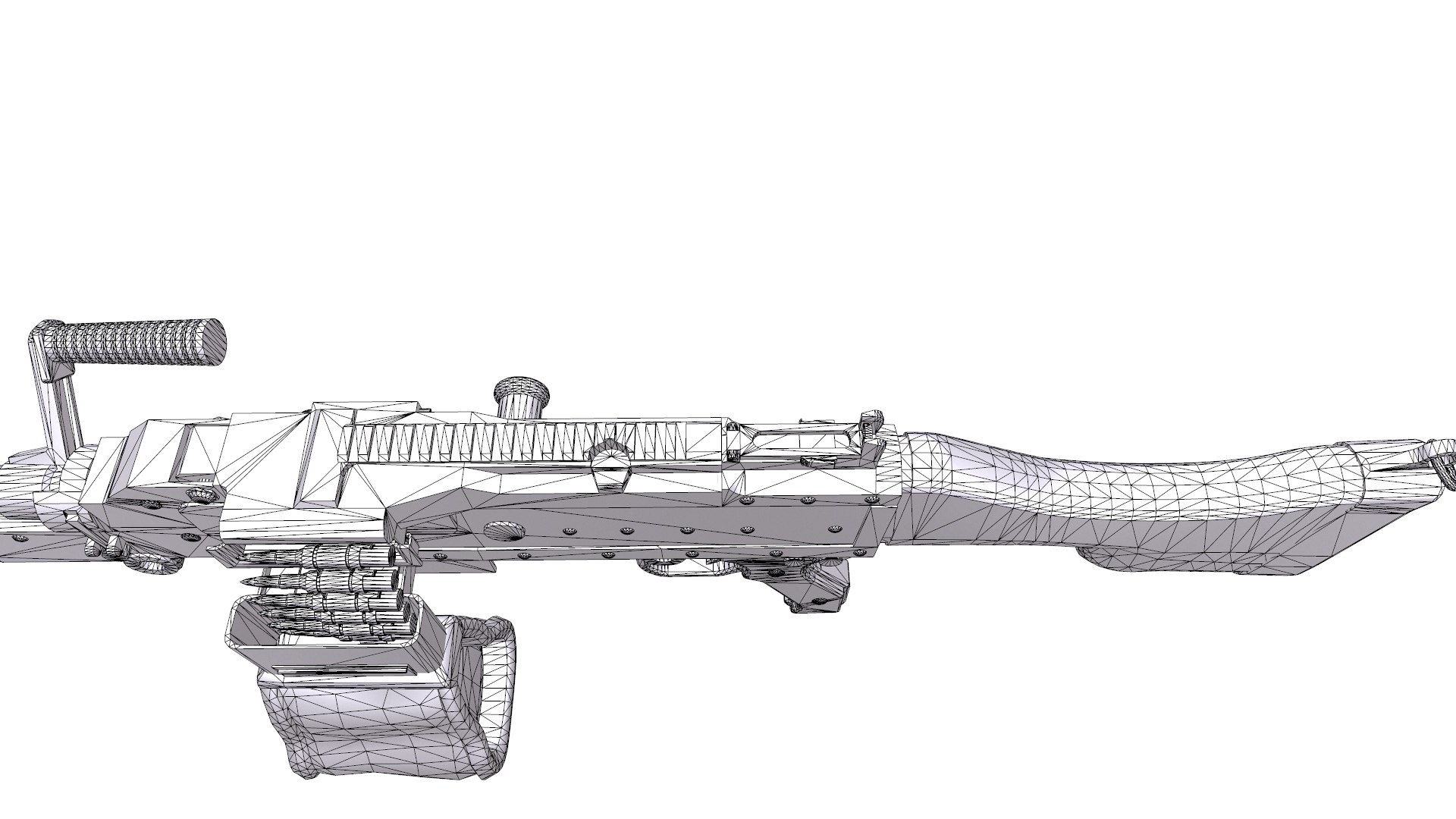 KSP 58 Machine Gun Low-poly PBR 3D - TurboSquid 2011221