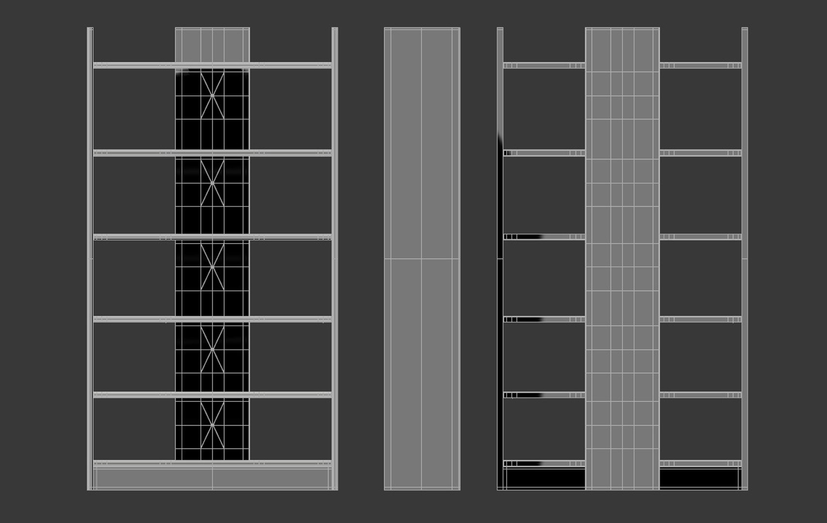 Free Bookcase 3D Model - TurboSquid 1550714