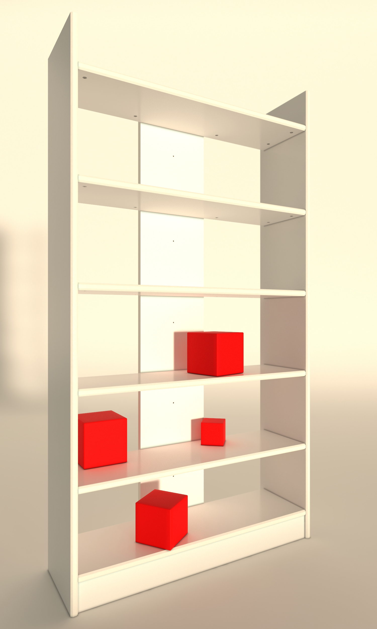 Free bookcase 3D model - TurboSquid 1550714