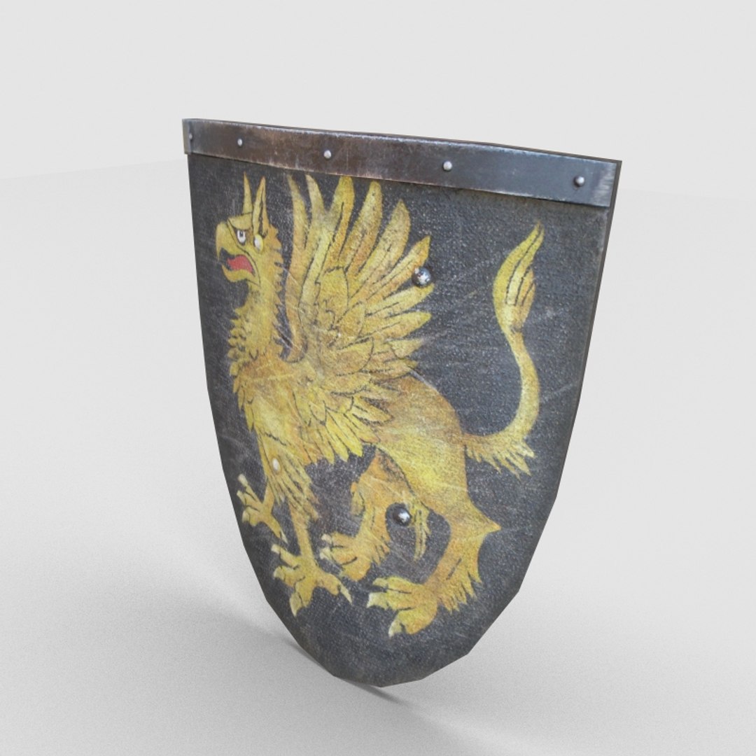 3d Model Weapon Shield