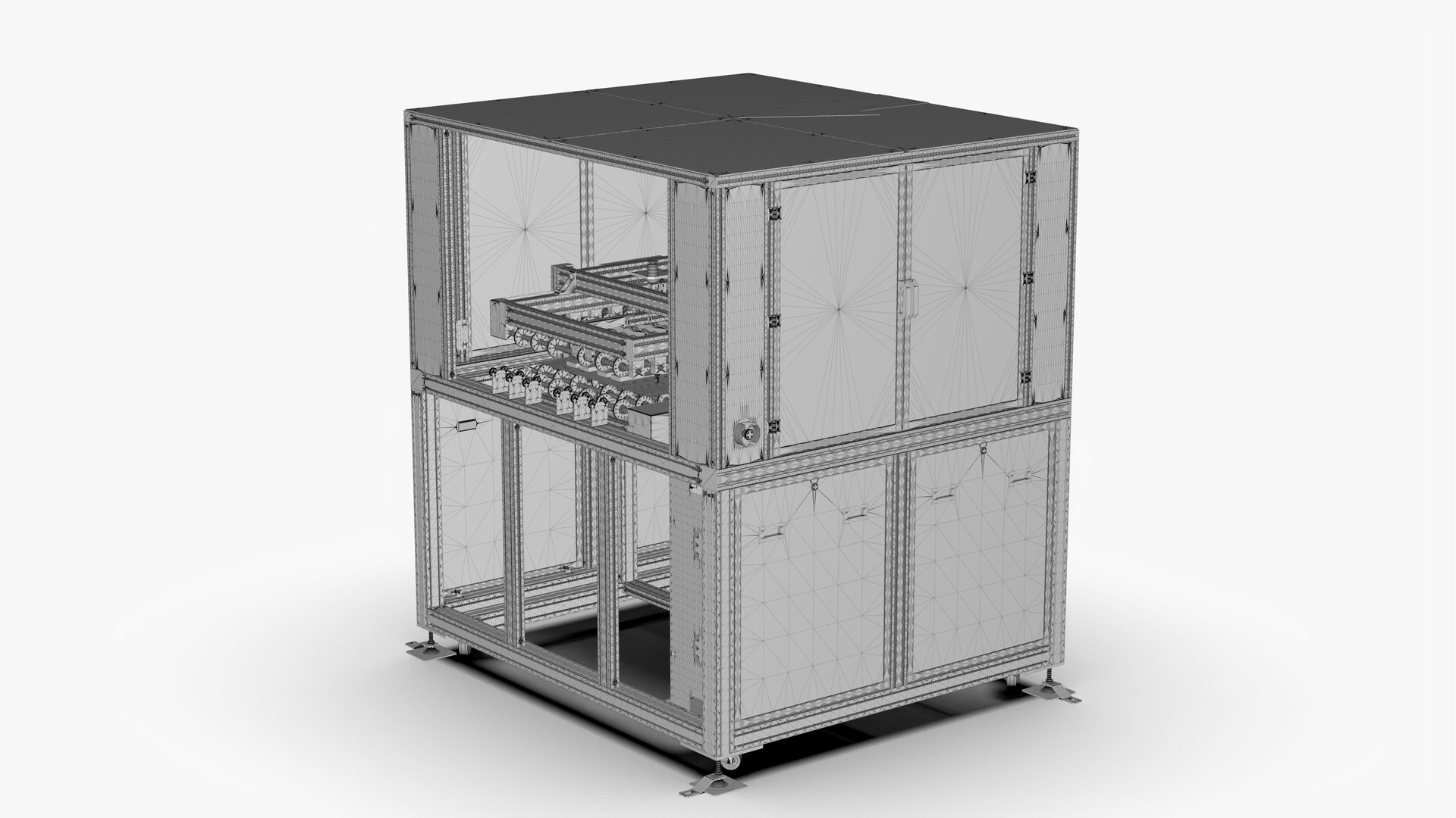 3D Panel Flip Conveyor Equipment - TurboSquid 2001348