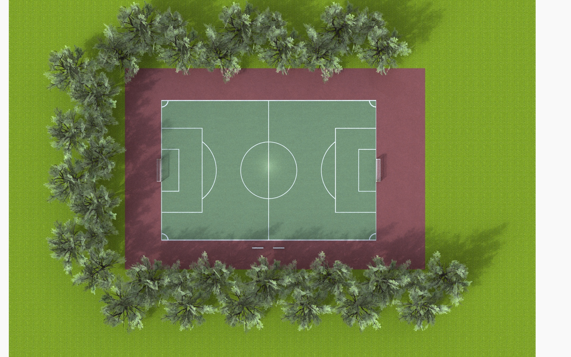 足球场3D模型 - TurboSquid 1771222