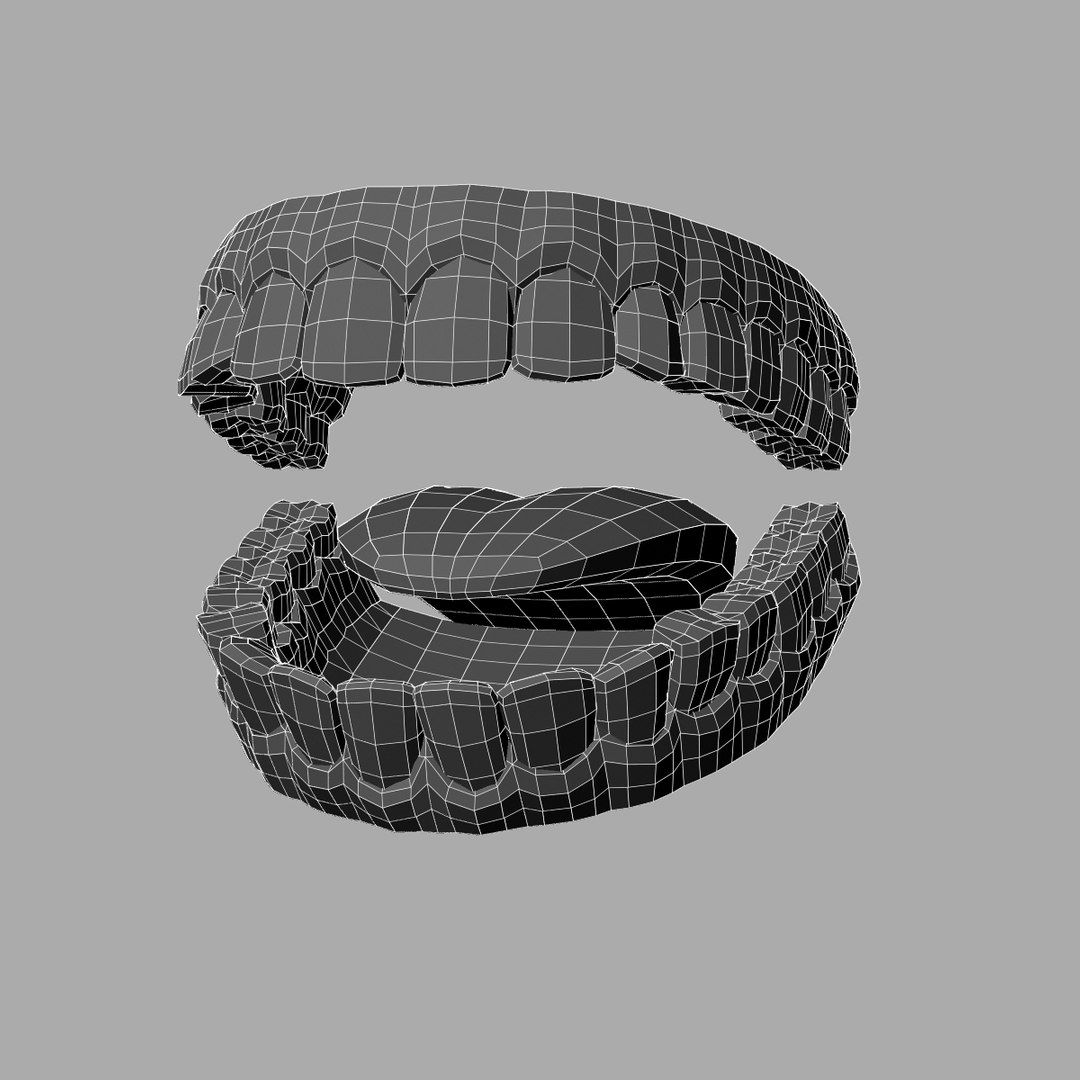 3ds Max Set Teeth