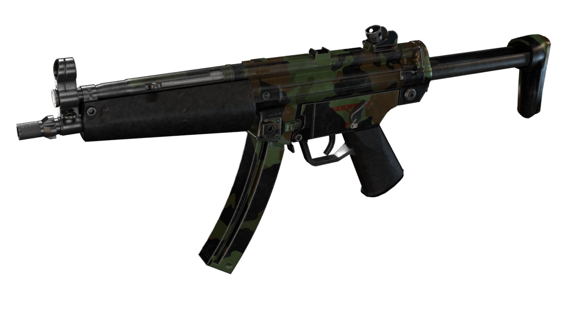 3d Mp5 Real Heckler Model