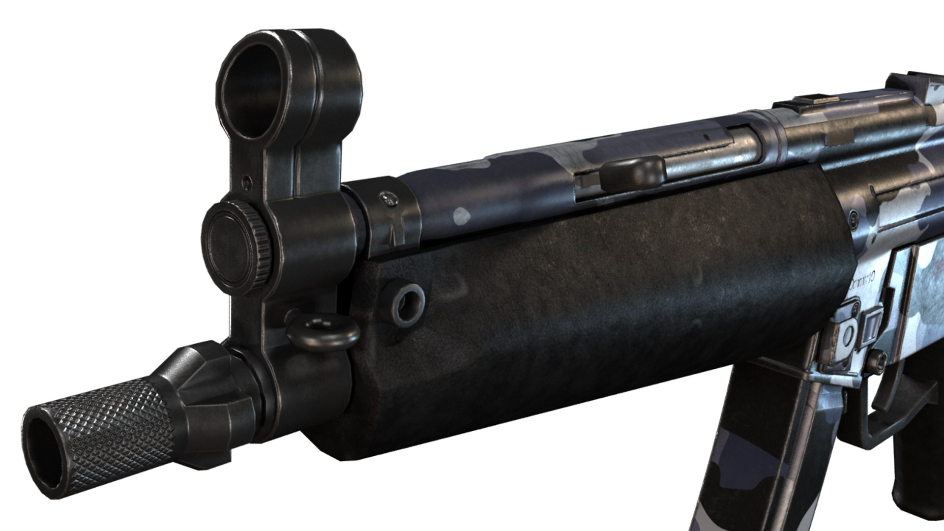 3d Mp5 Real Heckler Model