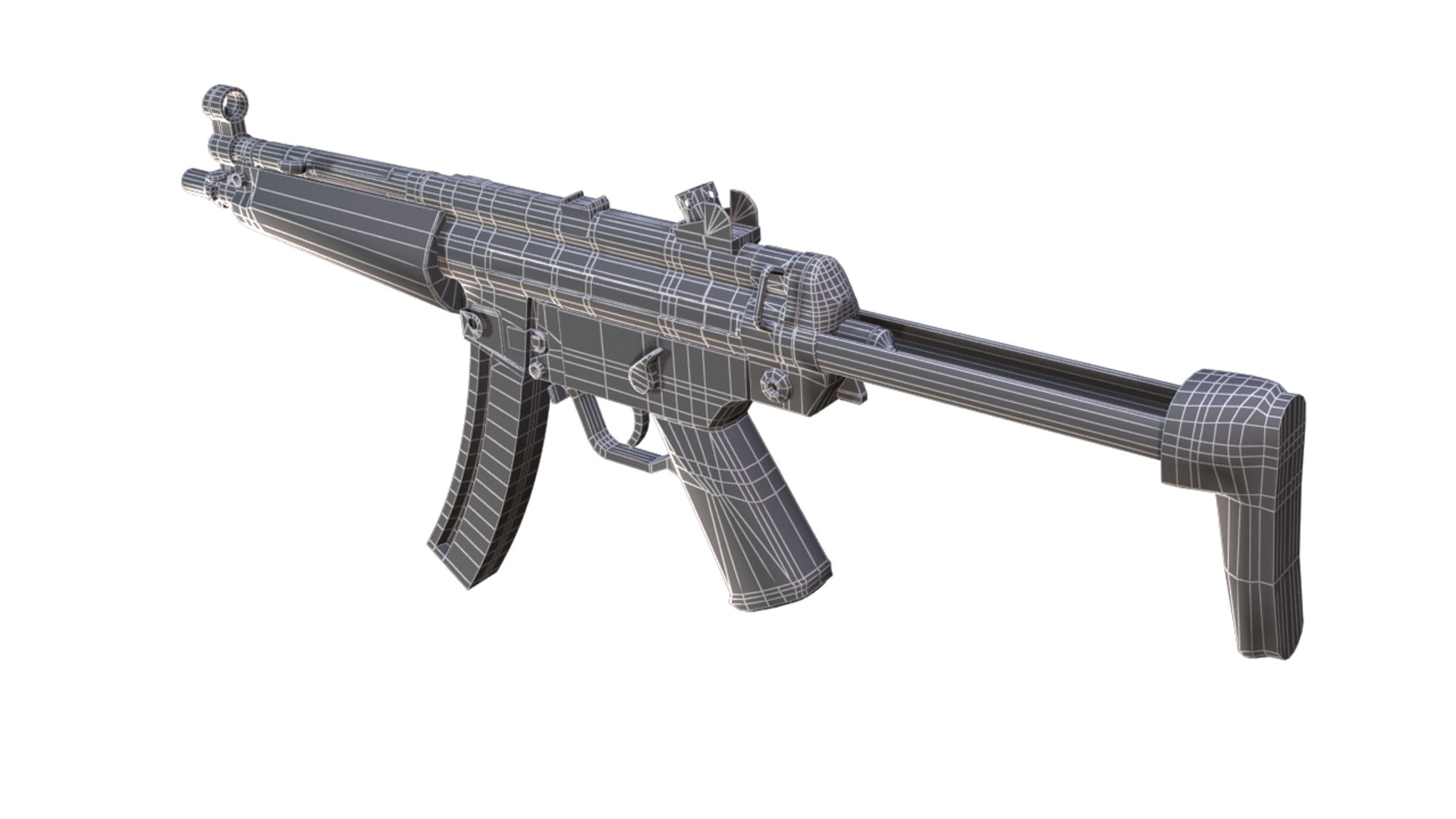 3d Mp5 Real Heckler Model