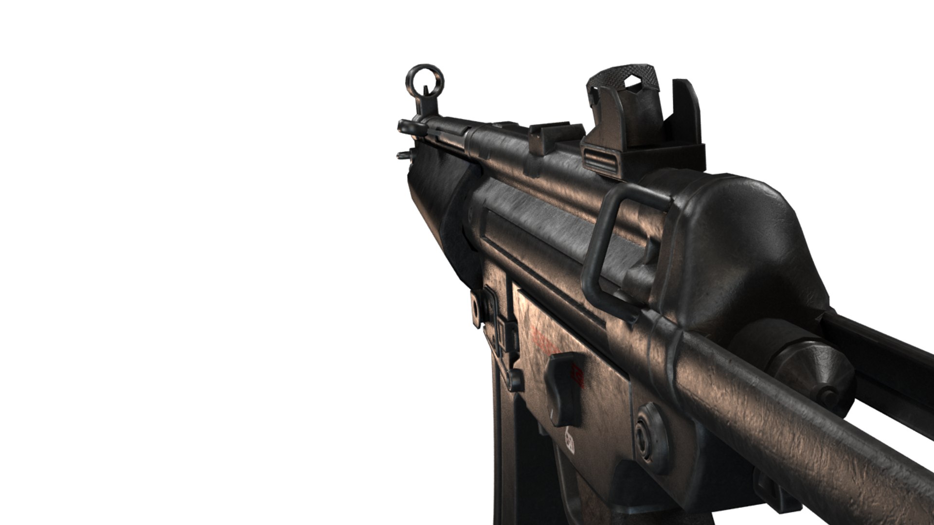 3d Mp5 Real Heckler Model