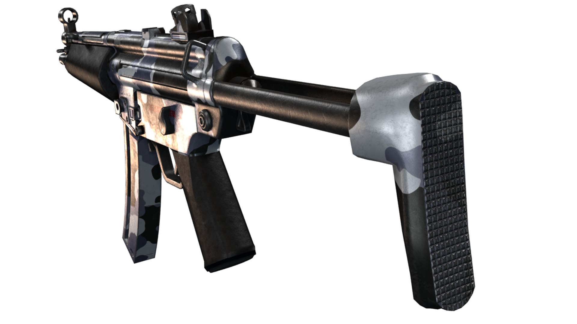 3d Mp5 Real Heckler Model