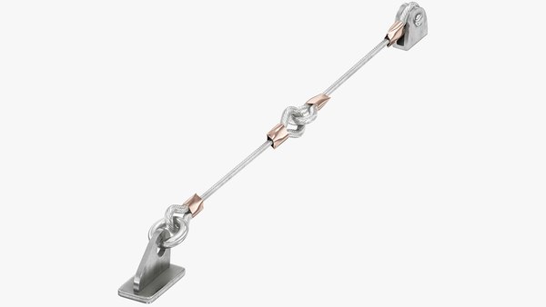 modelo 3d Tensores con cuerdas de alambre de acero Colección V1 ...