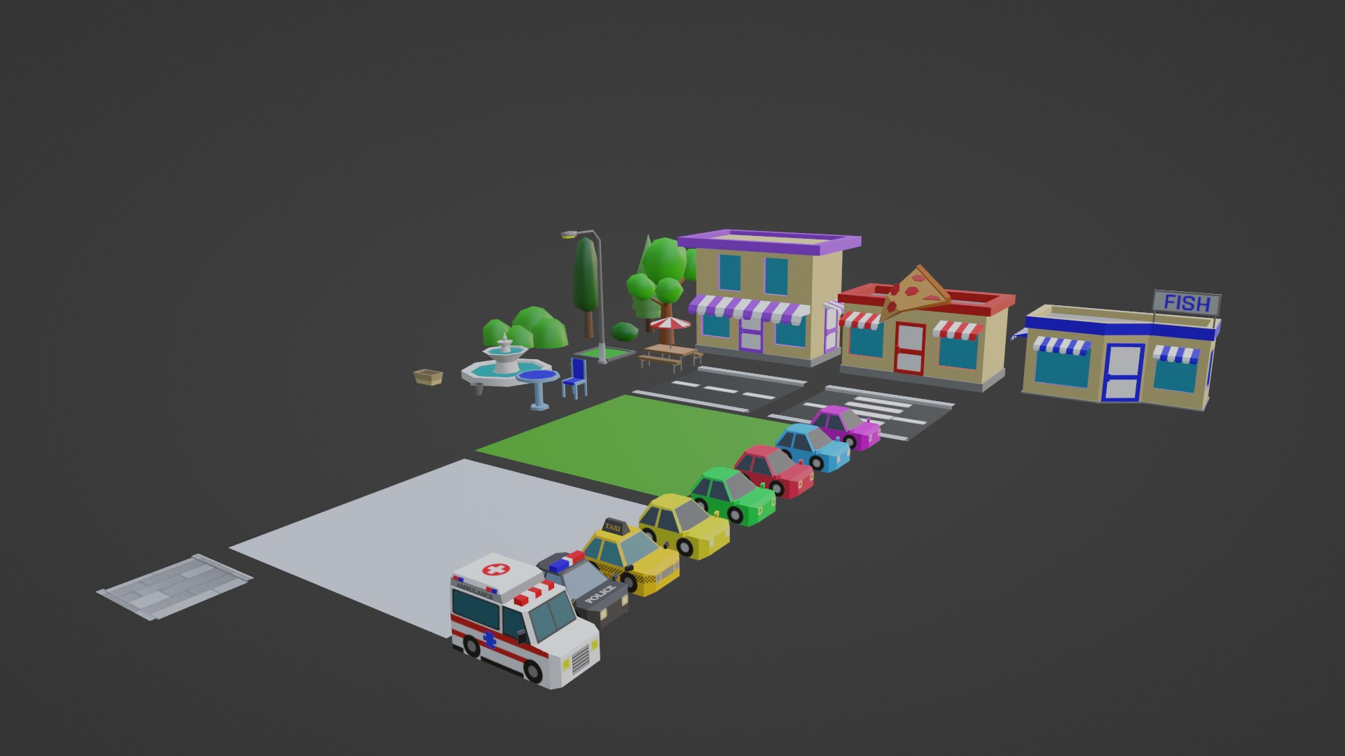 3D Game Kit Low-Poly Pack 3D model - TurboSquid 2156818