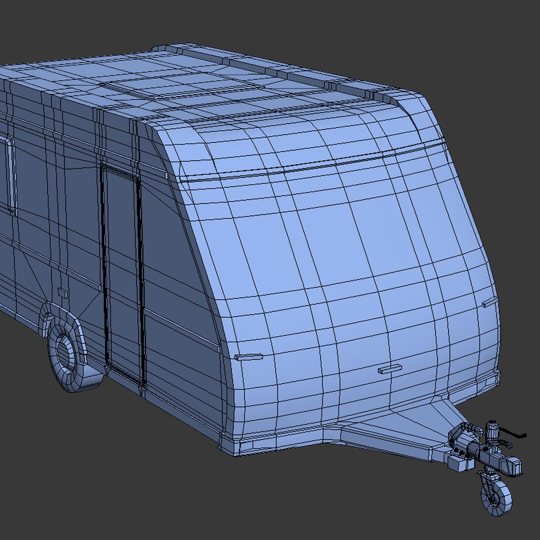 Travel Trailer Lp 3d Model