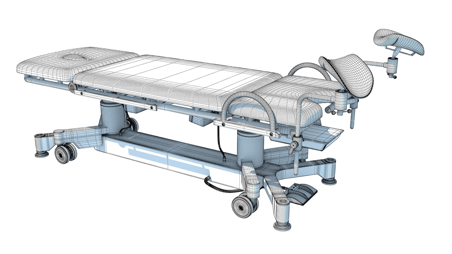 Gynecological Examination Table Model - TurboSquid 1589000