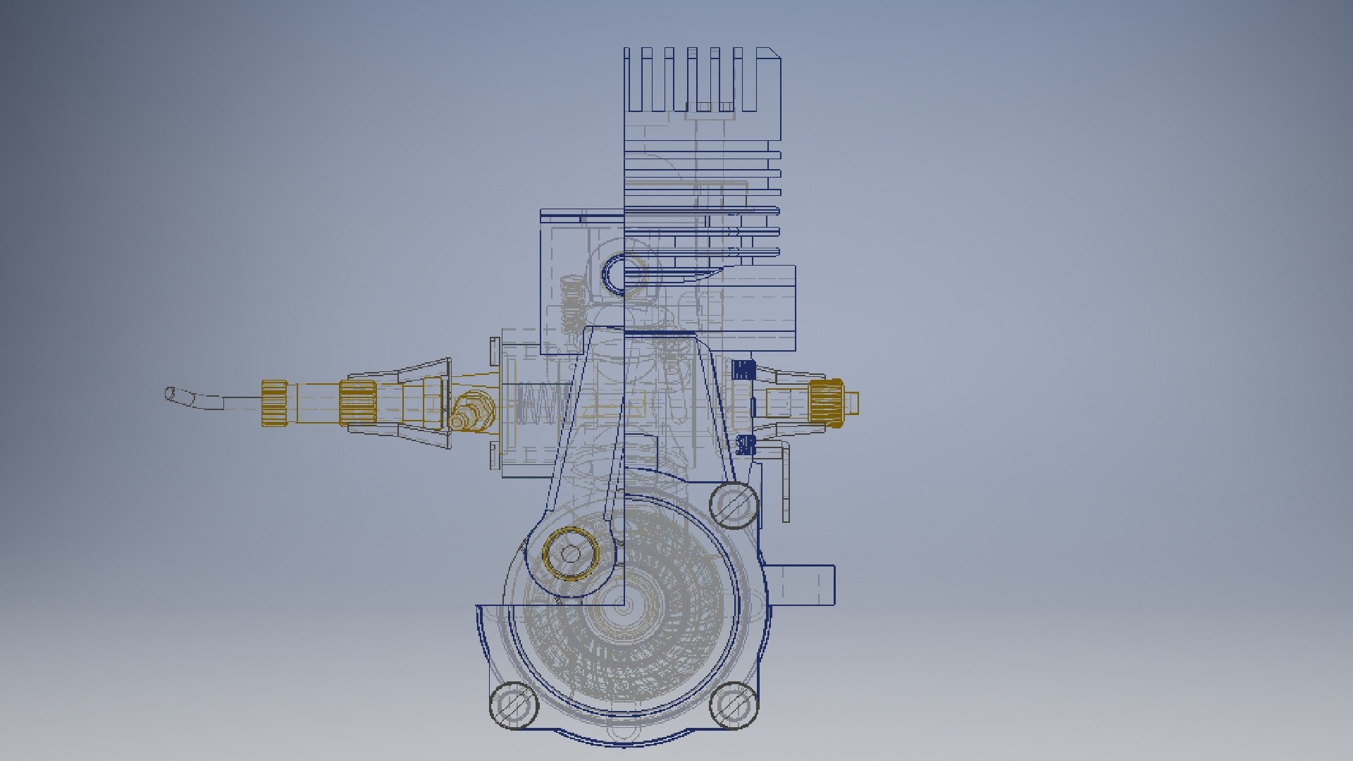 Two-Stroke Engines 3d Model 3D Model - TurboSquid 2038564
