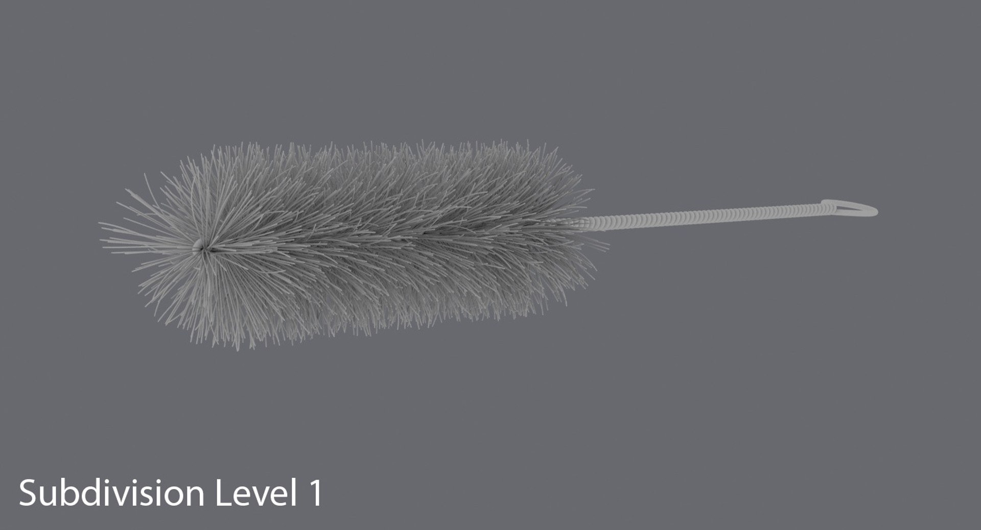 3d Model Wire Brush
