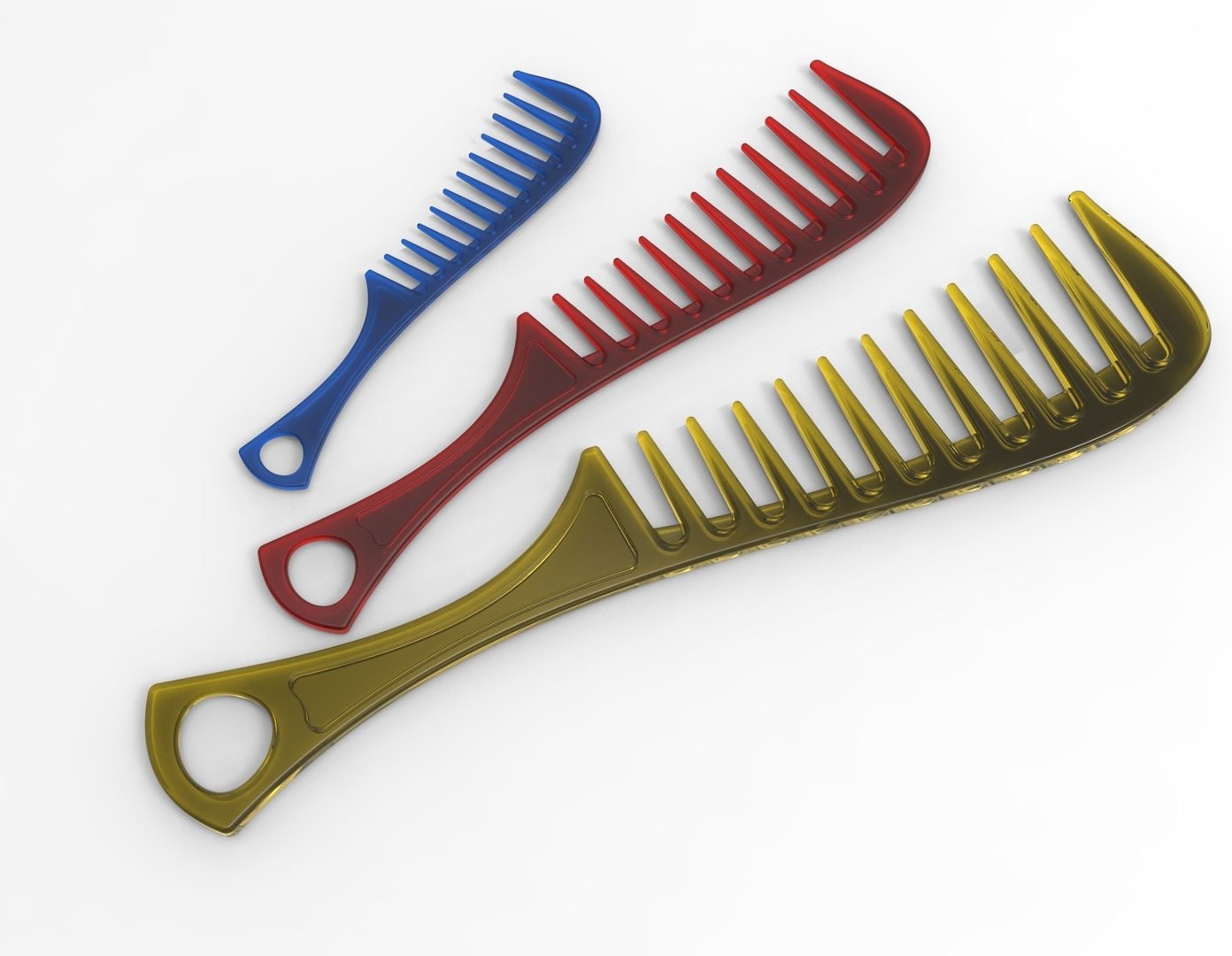 3D Hair Comb model - TurboSquid 1830088