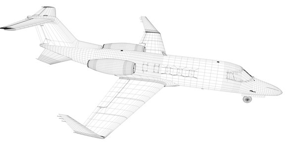 Lear jet 3D model - TurboSquid 1445207