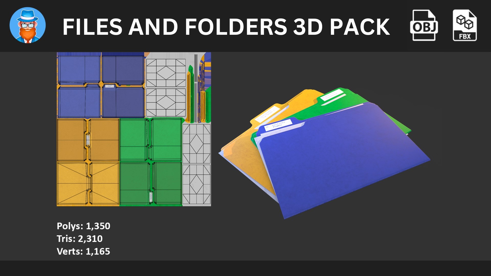 3D Files And Folders 3D Model Pack Model - TurboSquid 2396766