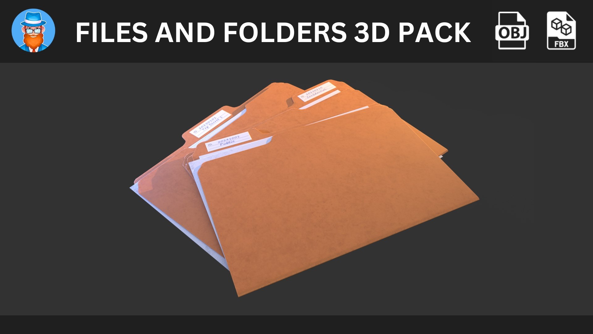 3D Files And Folders 3D Model Pack Model - TurboSquid 2396766