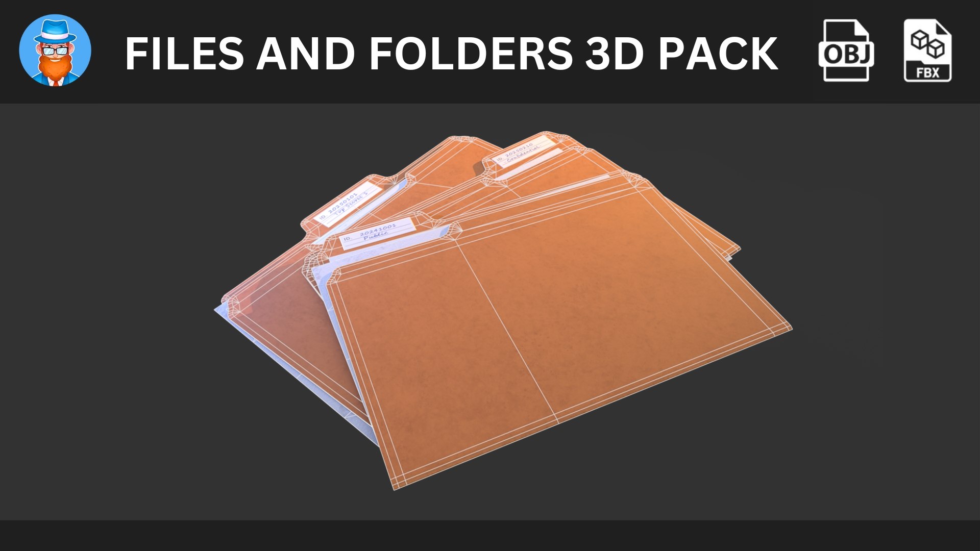 3D Files And Folders 3D Model Pack Model - TurboSquid 2396766