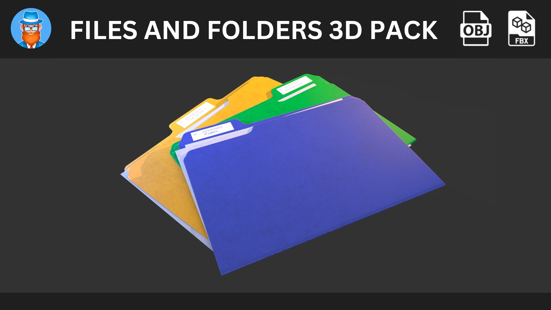 3D Files And Folders 3D Model Pack Model - TurboSquid 2396766