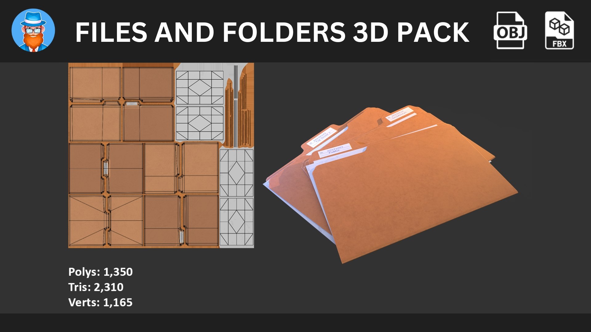 3D Files And Folders 3D Model Pack Model - TurboSquid 2396766