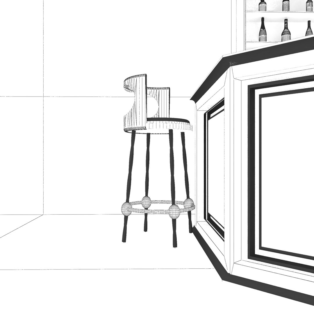 Corner Bar 3D Model - TurboSquid 1761034