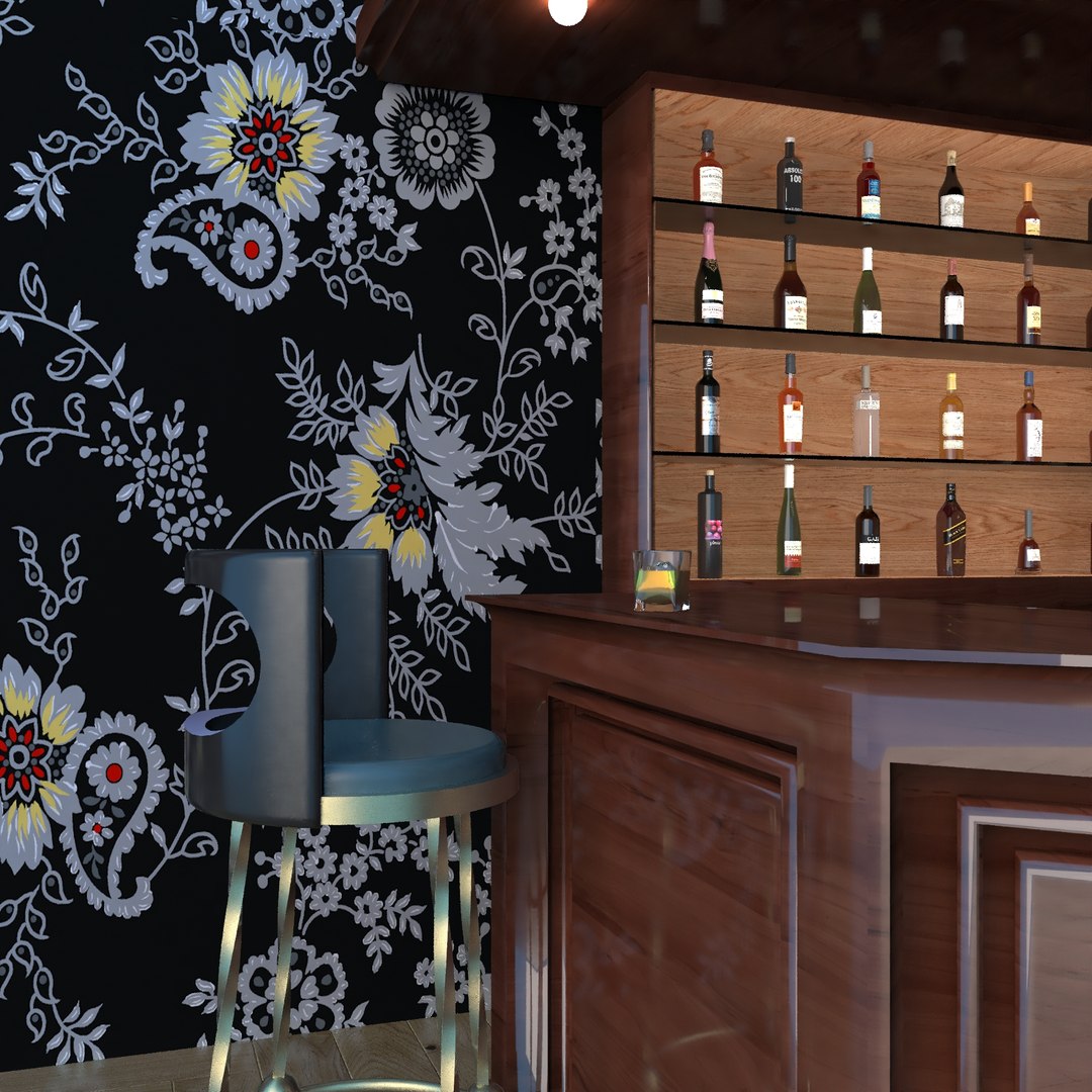 Corner Bar 3D Model - TurboSquid 1761034