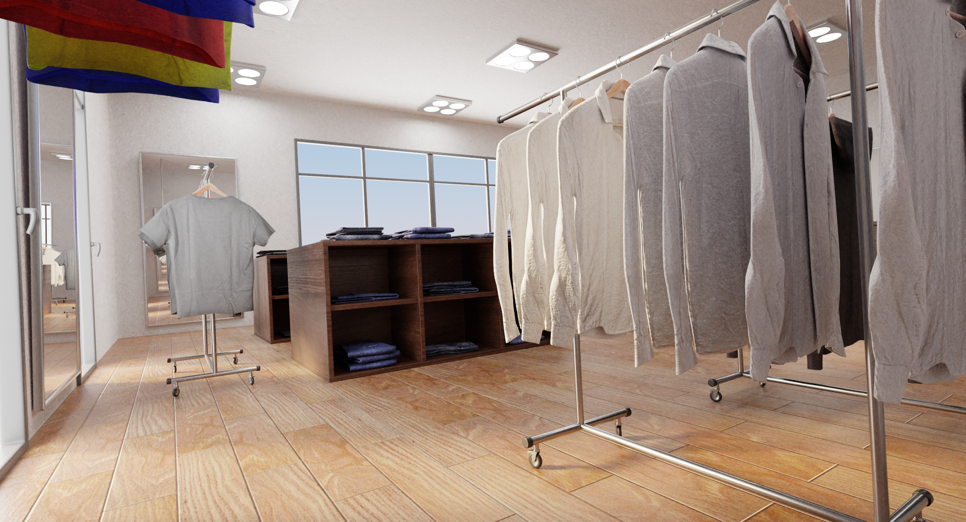 Clothes shop model - TurboSquid 1418448