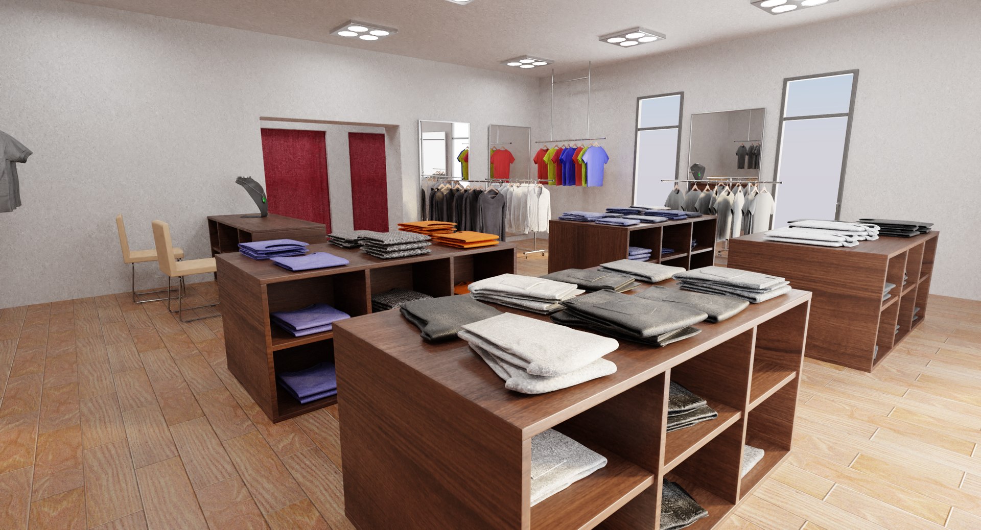 Clothes Shop Model - TurboSquid 1418448