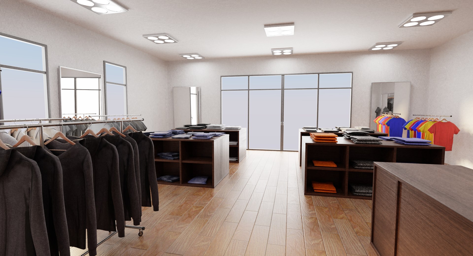 Clothes Shop Model - TurboSquid 1418448