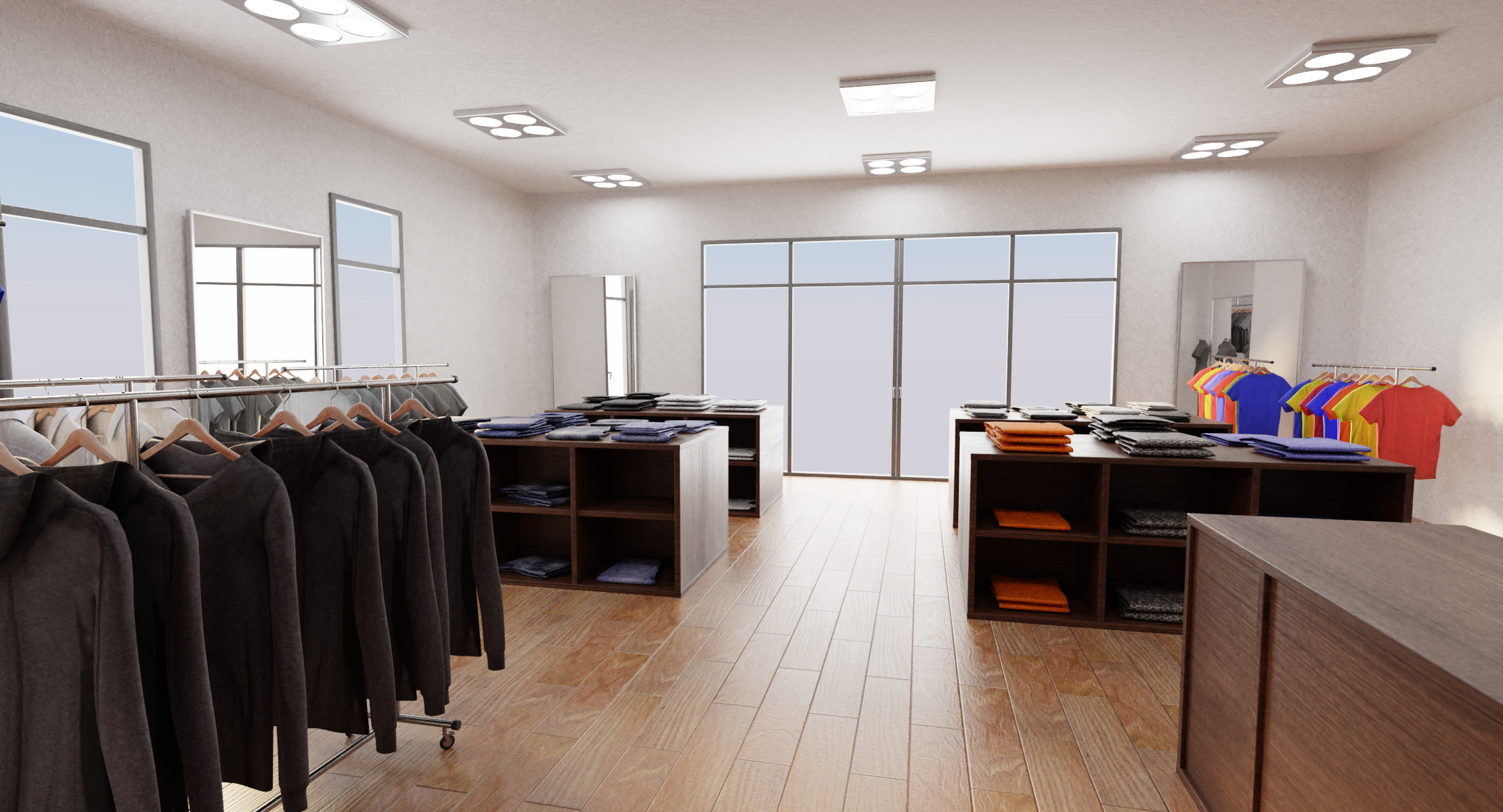 Clothes shop model - TurboSquid 1418448