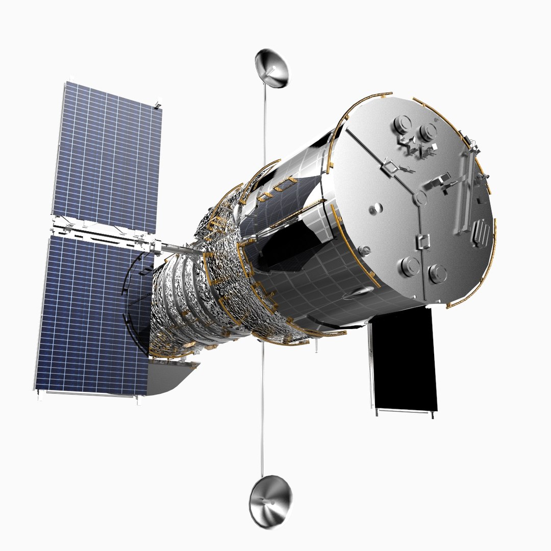 Hubble Space Telescope 3d Model