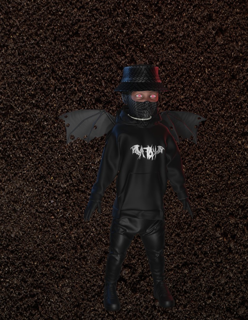 High Poly Bat Boy With Small Bat Wings 3D Model 3D Model - TurboSquid ...