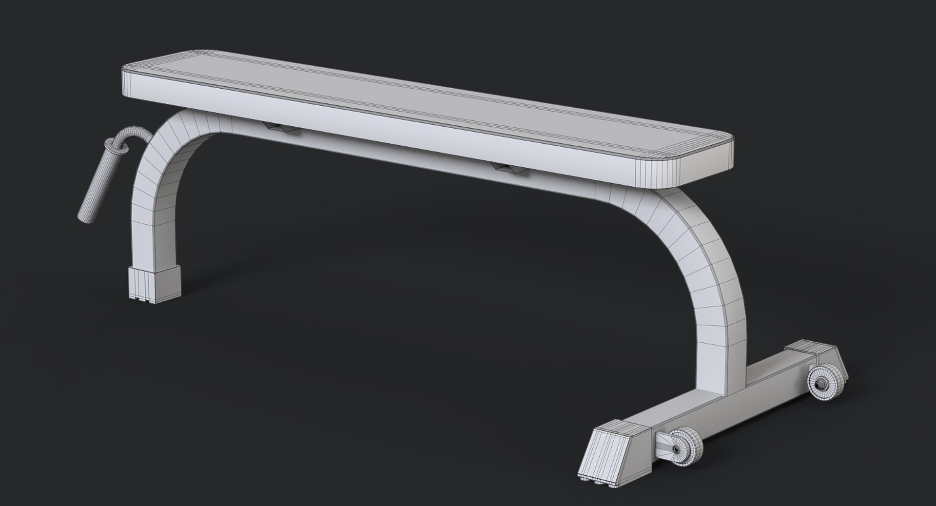 3D Gym Bench Model - TurboSquid 1191836
