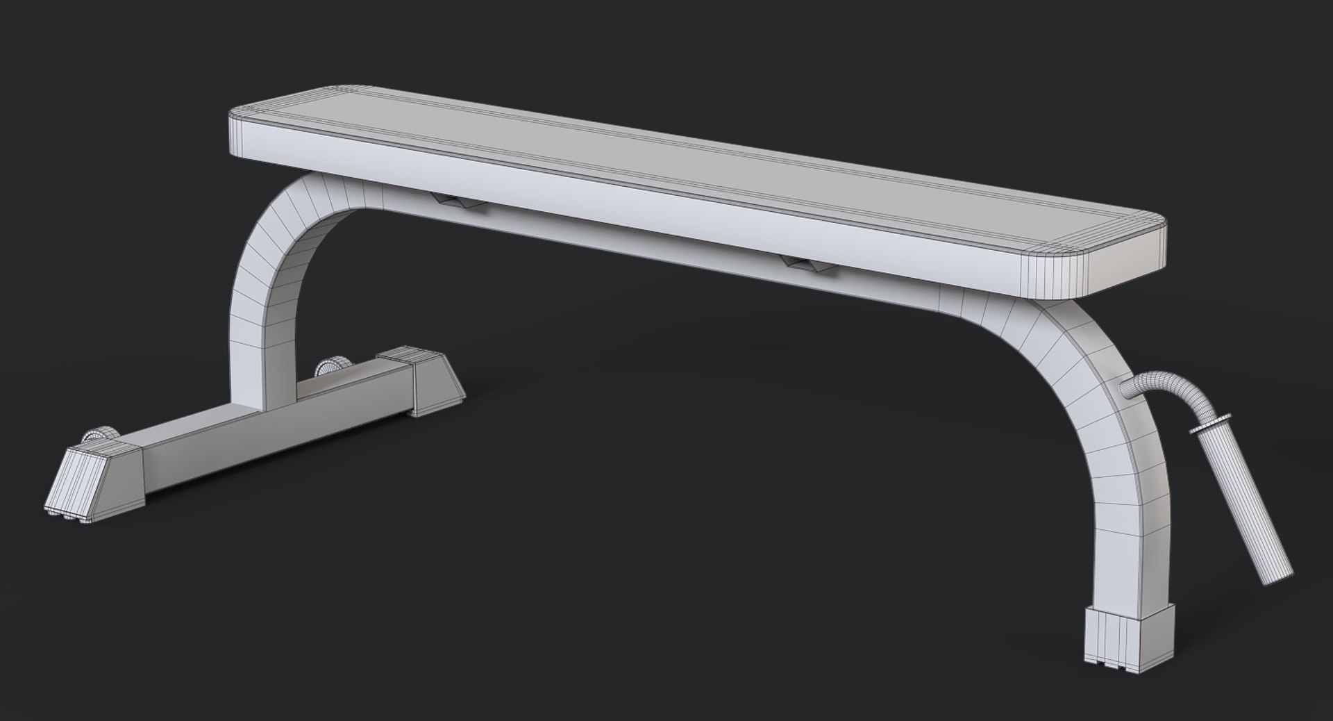 3D Gym Bench Model - TurboSquid 1191836