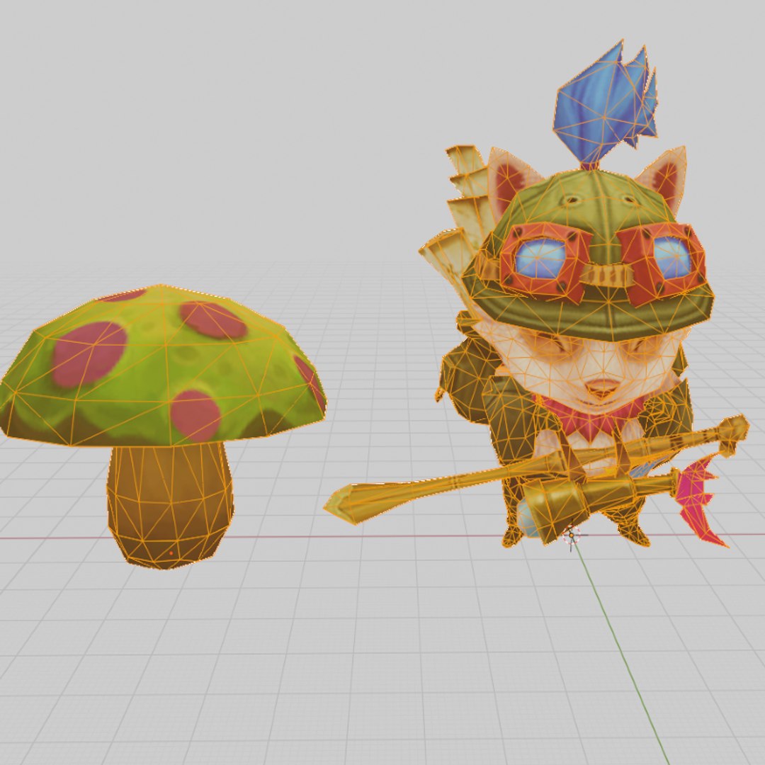 3D Teemo Skin00 League Of Legends Lol - TurboSquid 1806875