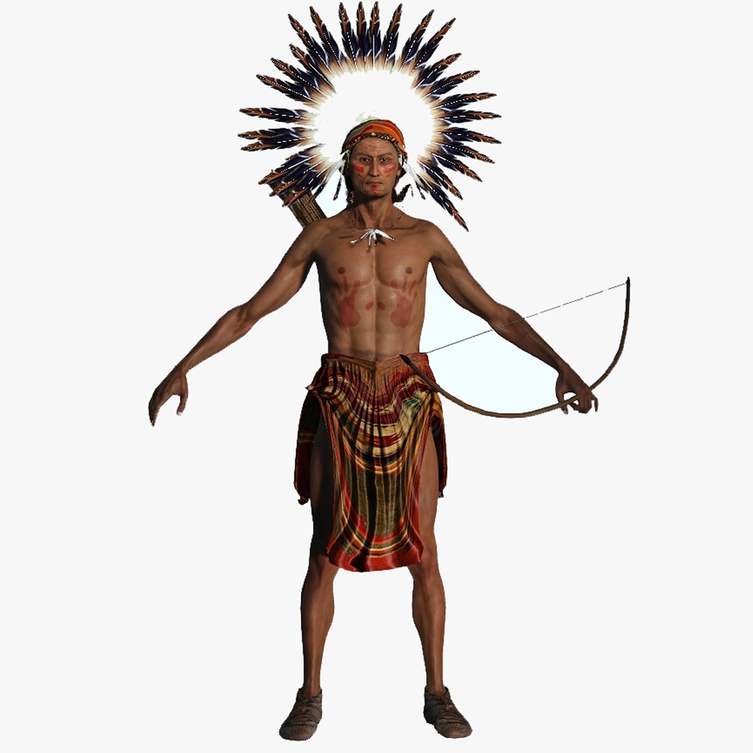 3D Indian Chief - TurboSquid 1844525