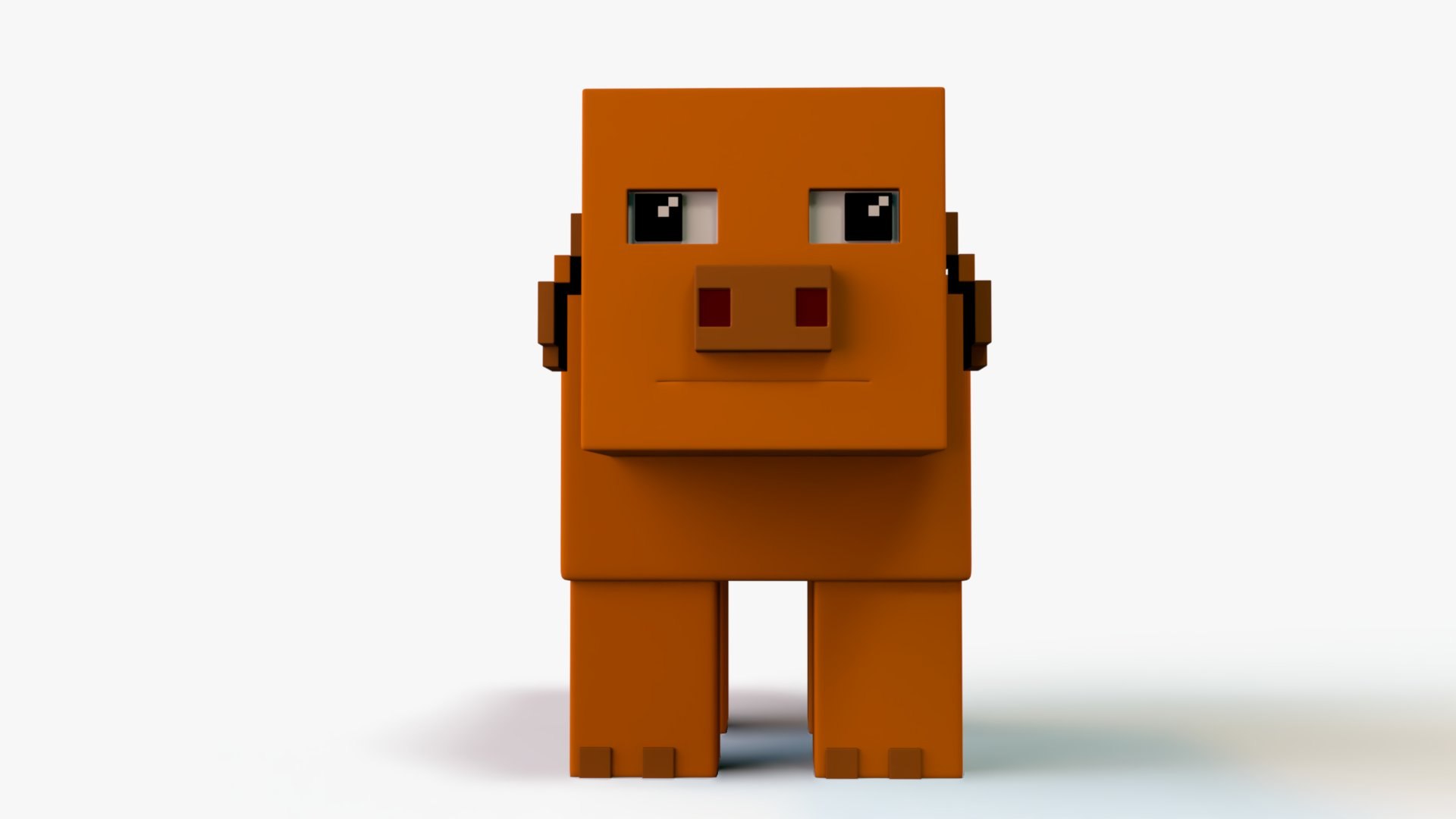 3D Model Minecraft Warm Pig - TurboSquid 2409036